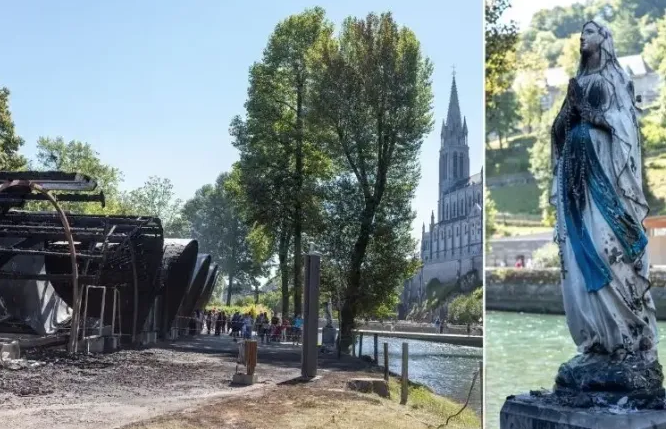 Fire Destroys Half of Chapels of Light at Lourdes Shrine | Catholic ...