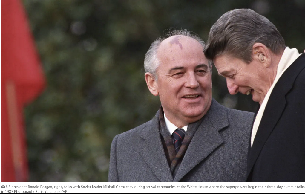 Gorbachev and Reagan: the capitalist and communist who helped end the ...