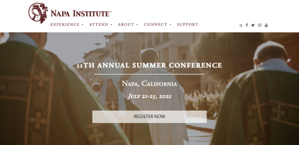 Napa Institute: July 21-25, 2021 | Catholic Business Journal